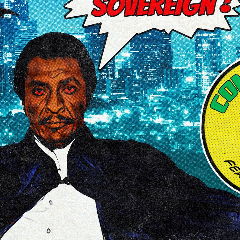 The Tomb of Blacula Fake Comic Cover 11x17 Art Print | Etsy