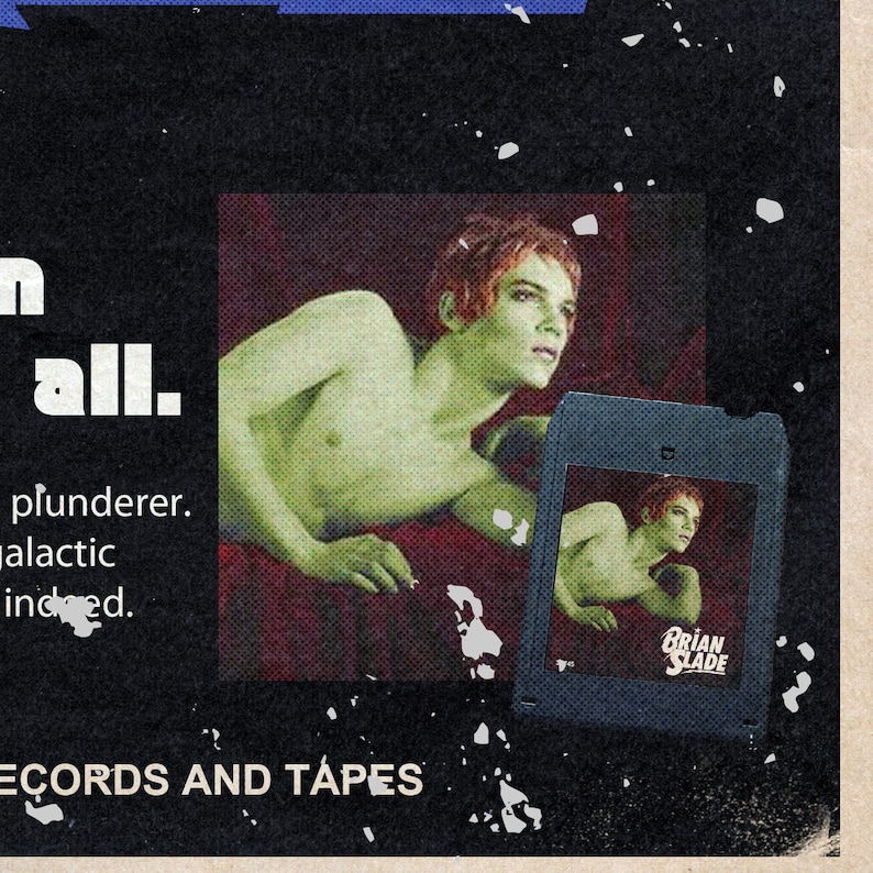 Brian Slade Maxwell Demon Promotional Poster 11x17 Art - Etsy