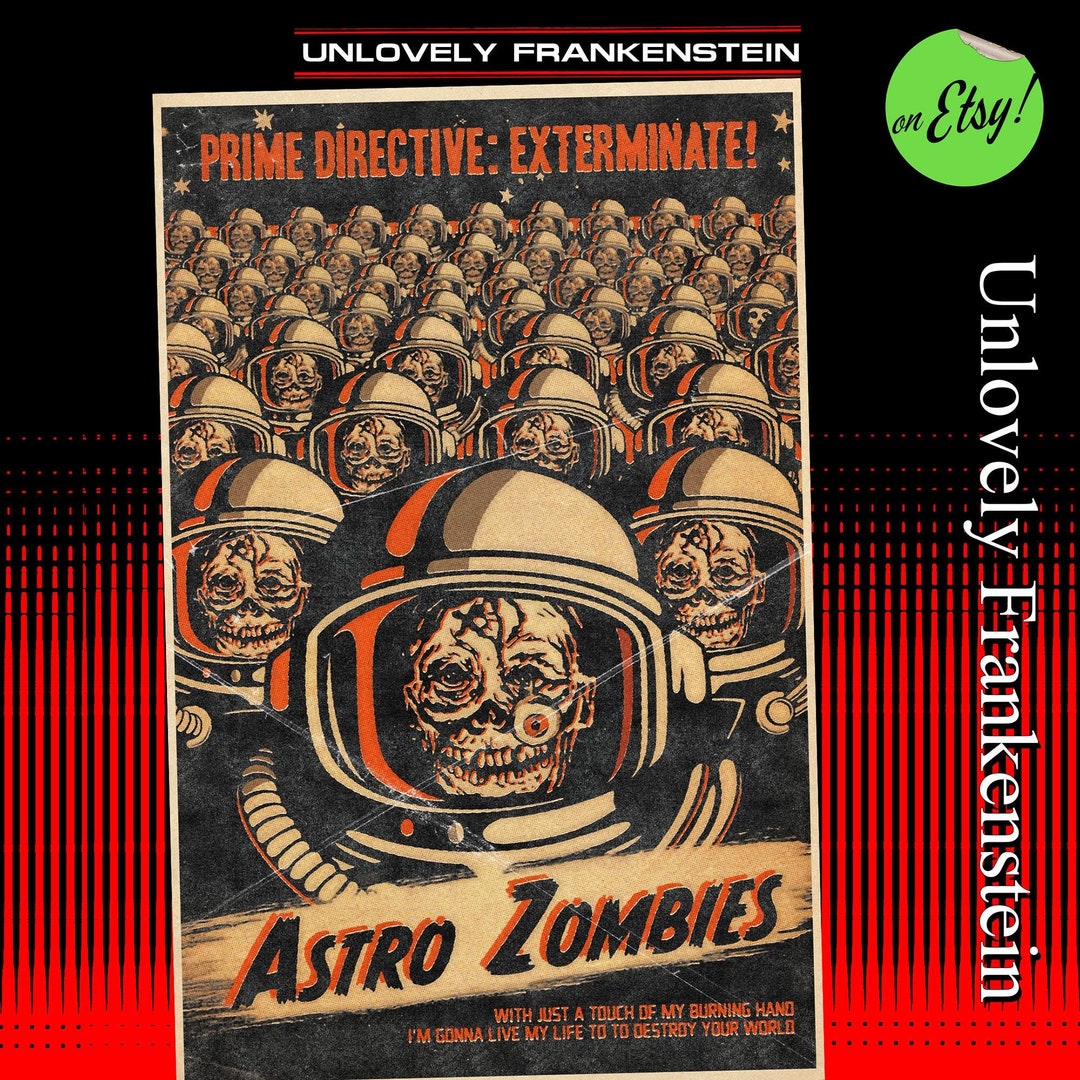 Astro Zombies, Misfits Art Print Tribute | 11x17 Art Print - Etsy