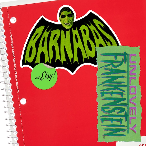 Batty for Vampires 2.5 Barnabas Vampire Sticker | Etsy
