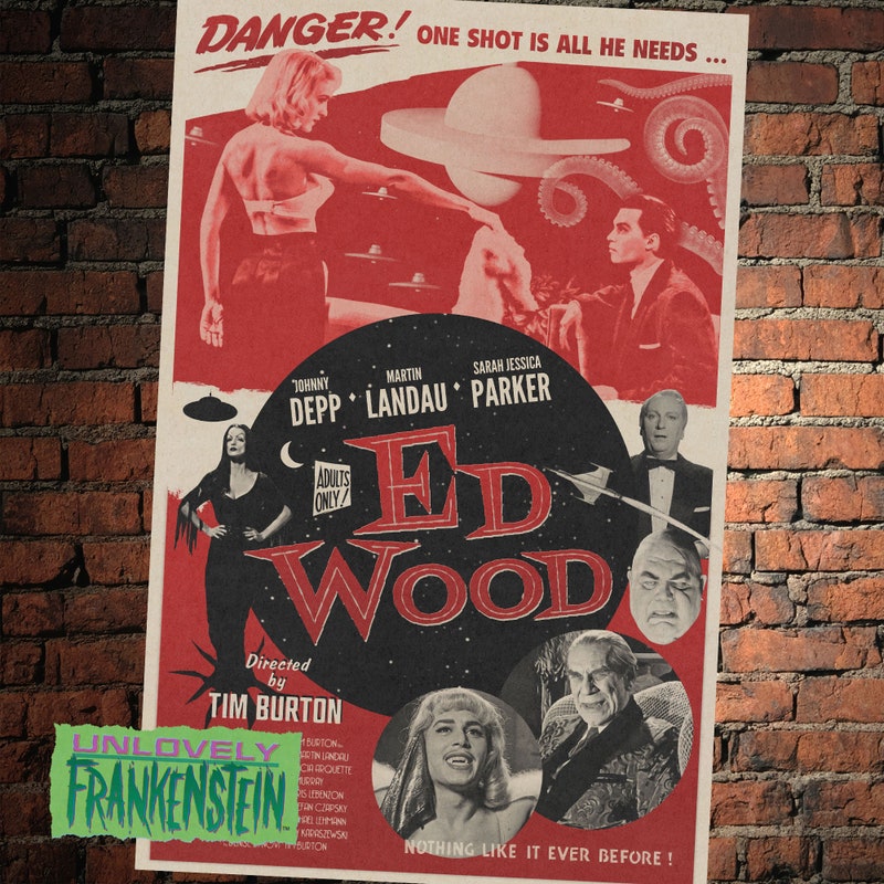 Ed Wood Tim Burton Movie - Etsy