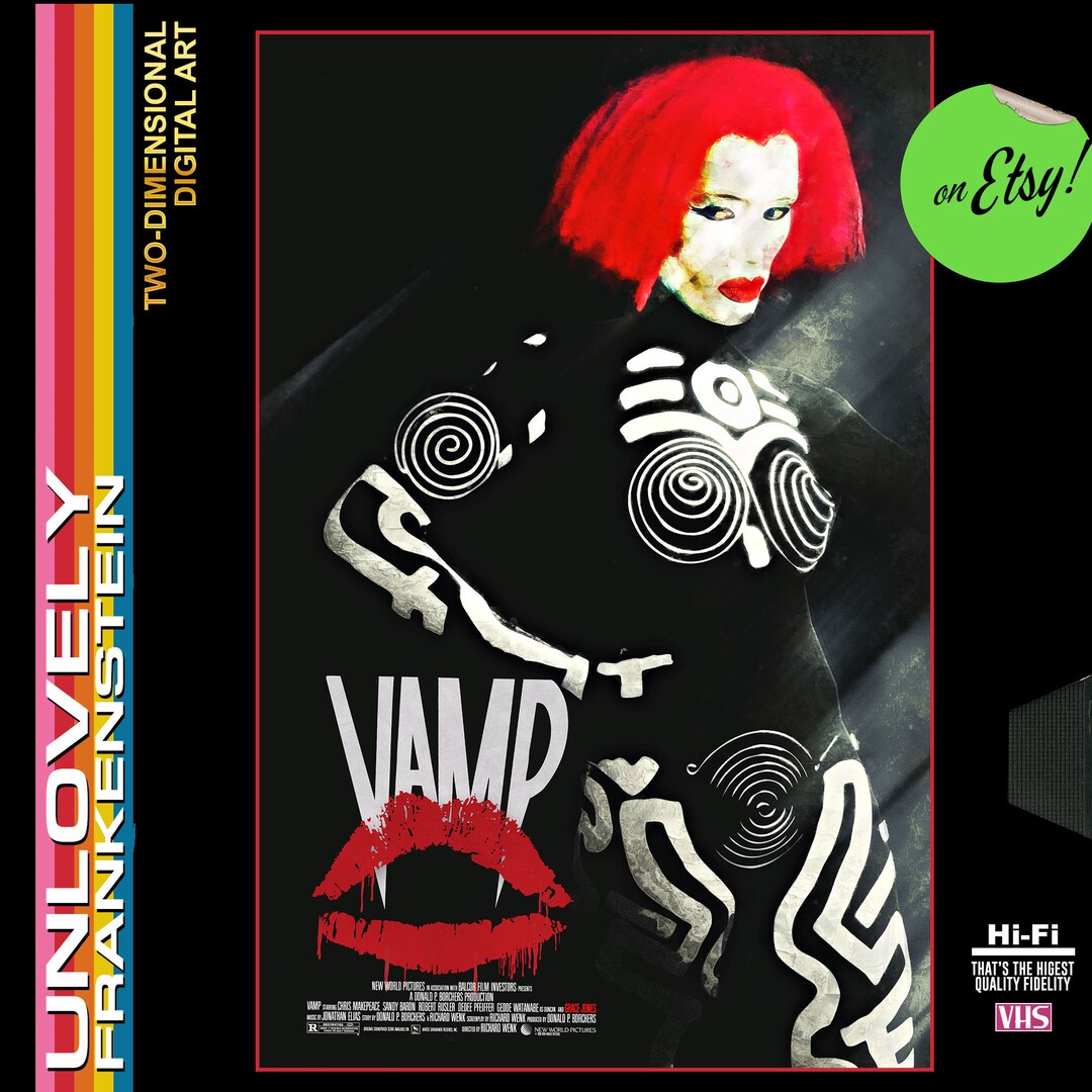 Vamp 1986, Grace Jones Alternative Movie Poster | 11x17 Art Print - Etsy