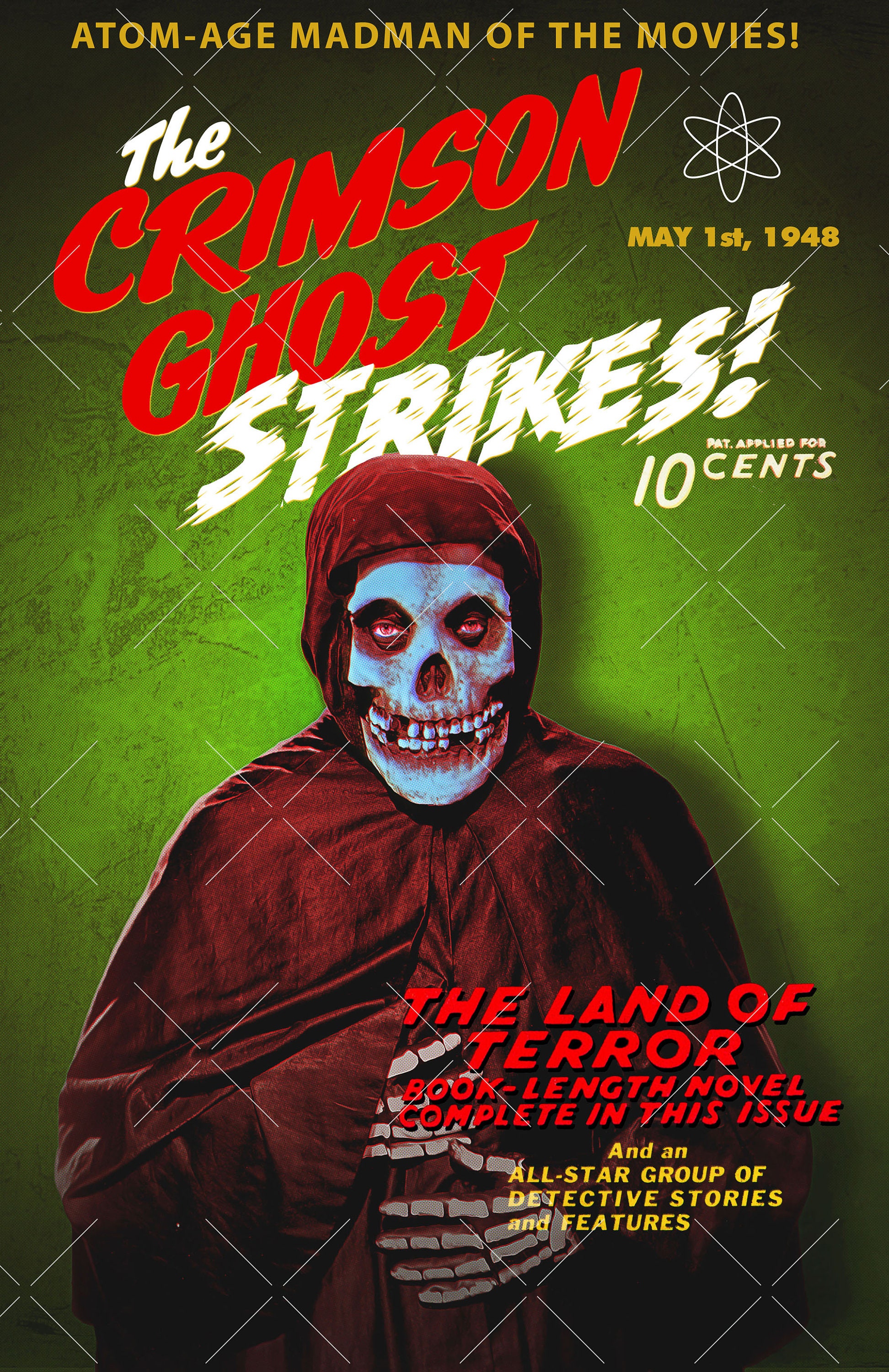 The Crimson Ghost Strikes 11x17 Art Print - Etsy