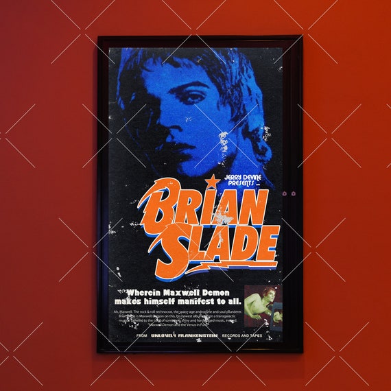 Brian Slade Maxwell Demon Promotional Poster 11x17 Art - Etsy