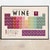Wine Periodic Table | Unframed Print, Canvas or Digital | Various Sizes ...
