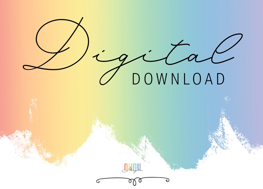 Digital Download Version | Any Standard Design From Our Store [without ...