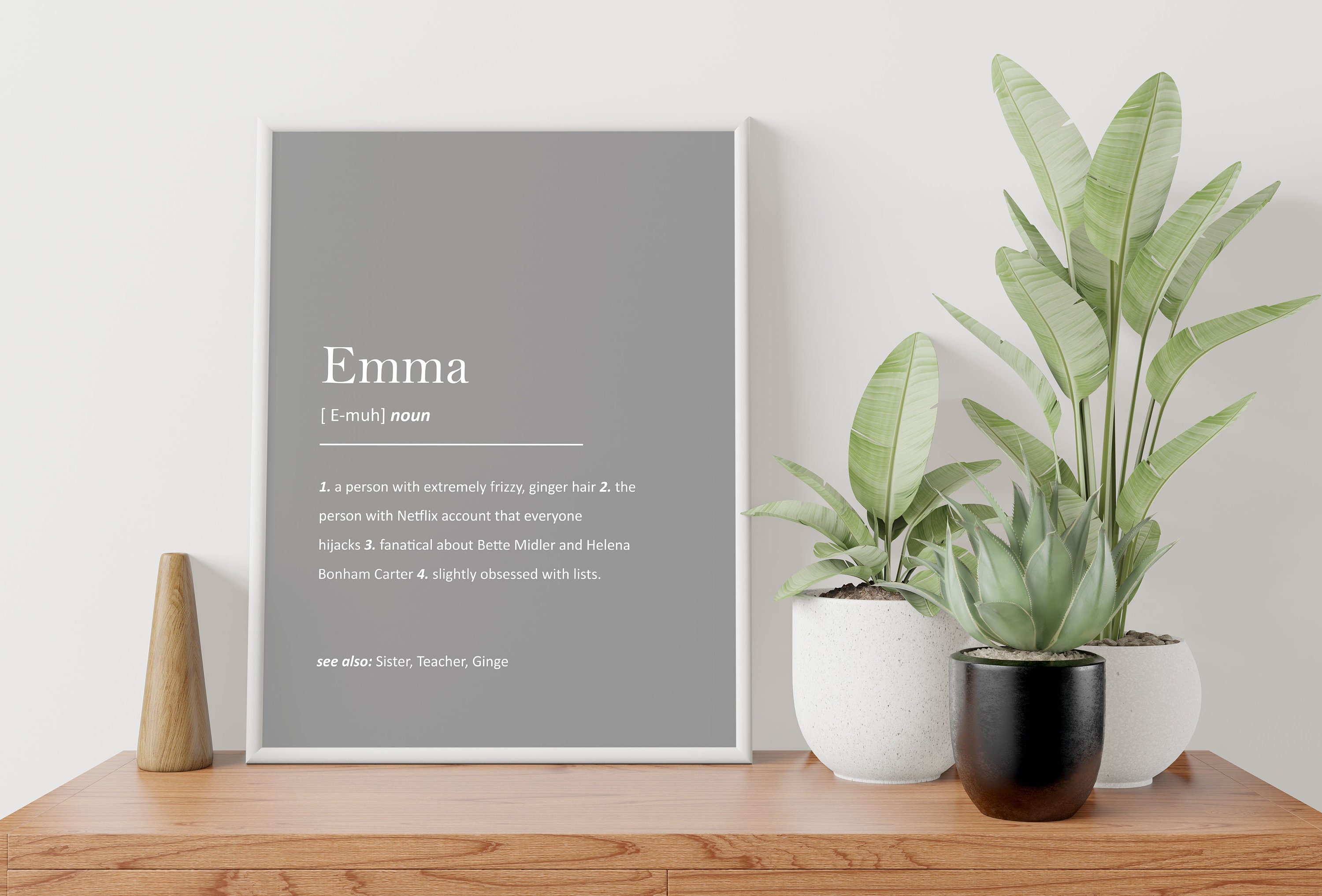 Personalised Dictionary Definition Unframed Print Canvas or - Etsy UK