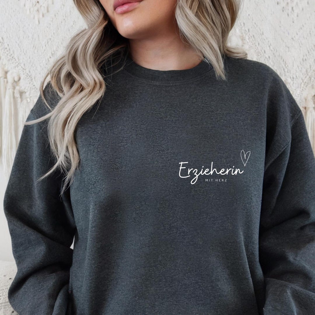 Educator With Heart Sweater, Educator Sweatshirt, Gift for Educators - Etsy