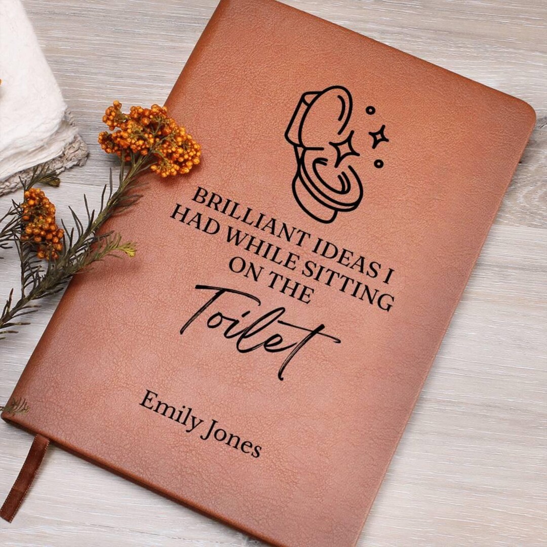 Ideas I Had While Sitting on the Toilet Notebook Funny Gag Gift, Rude ...