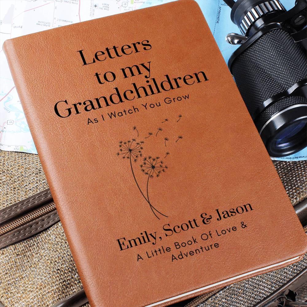 Letters to My Grandchildren Personalized Vegan Leather Journal, Legacy ...