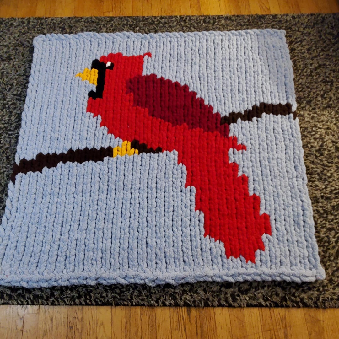 Chunky Hand Knitting PATTERN - Cardinal - Etsy