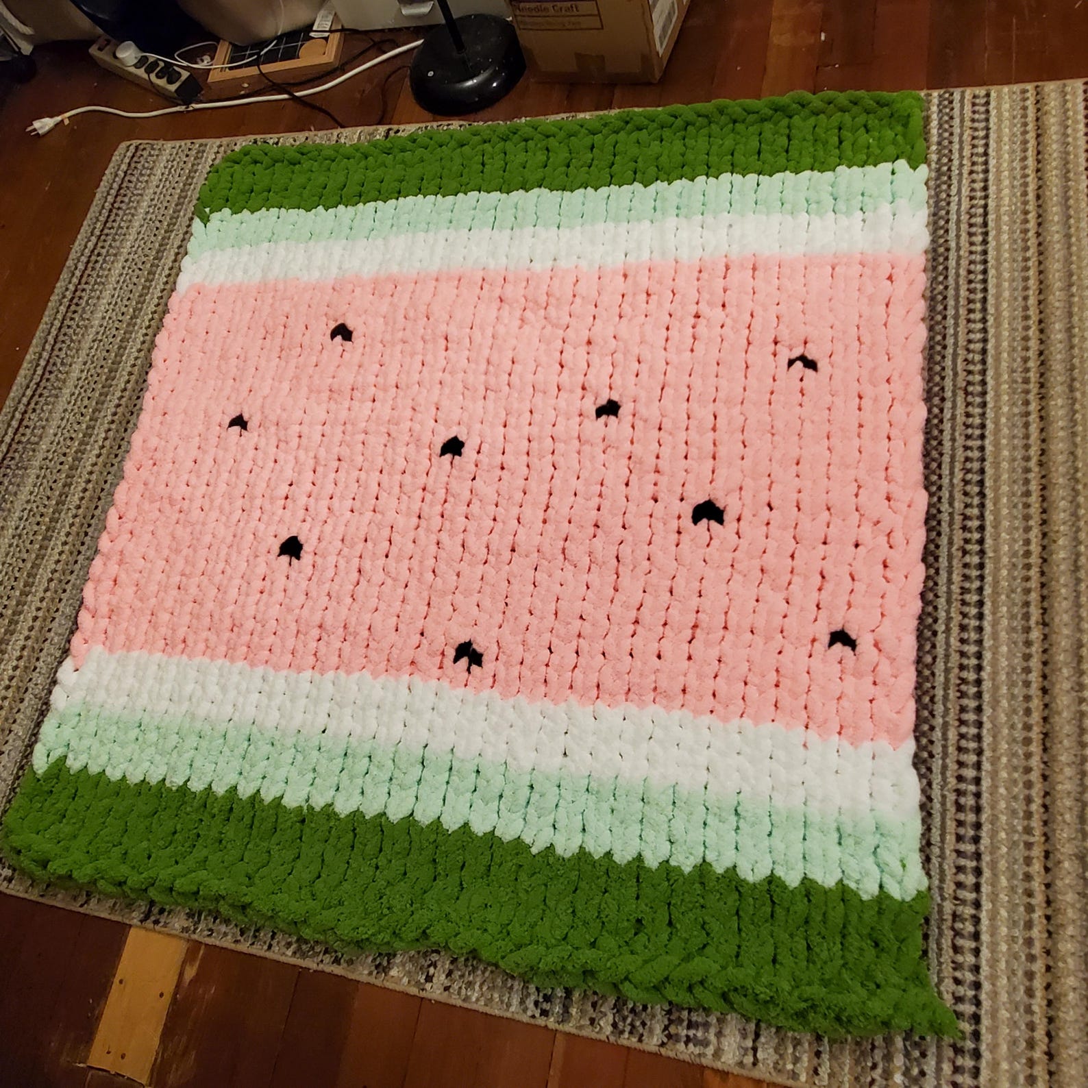 Chunky Knit PATTERN - Watermelon - Etsy