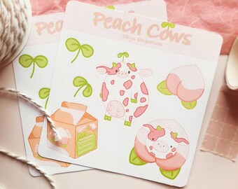 Peach Juice Sticker - Etsy