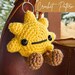 Amuseables Sun Keychain Crochet PATTERN, Sun Bag Charm Crochet Pattern ...