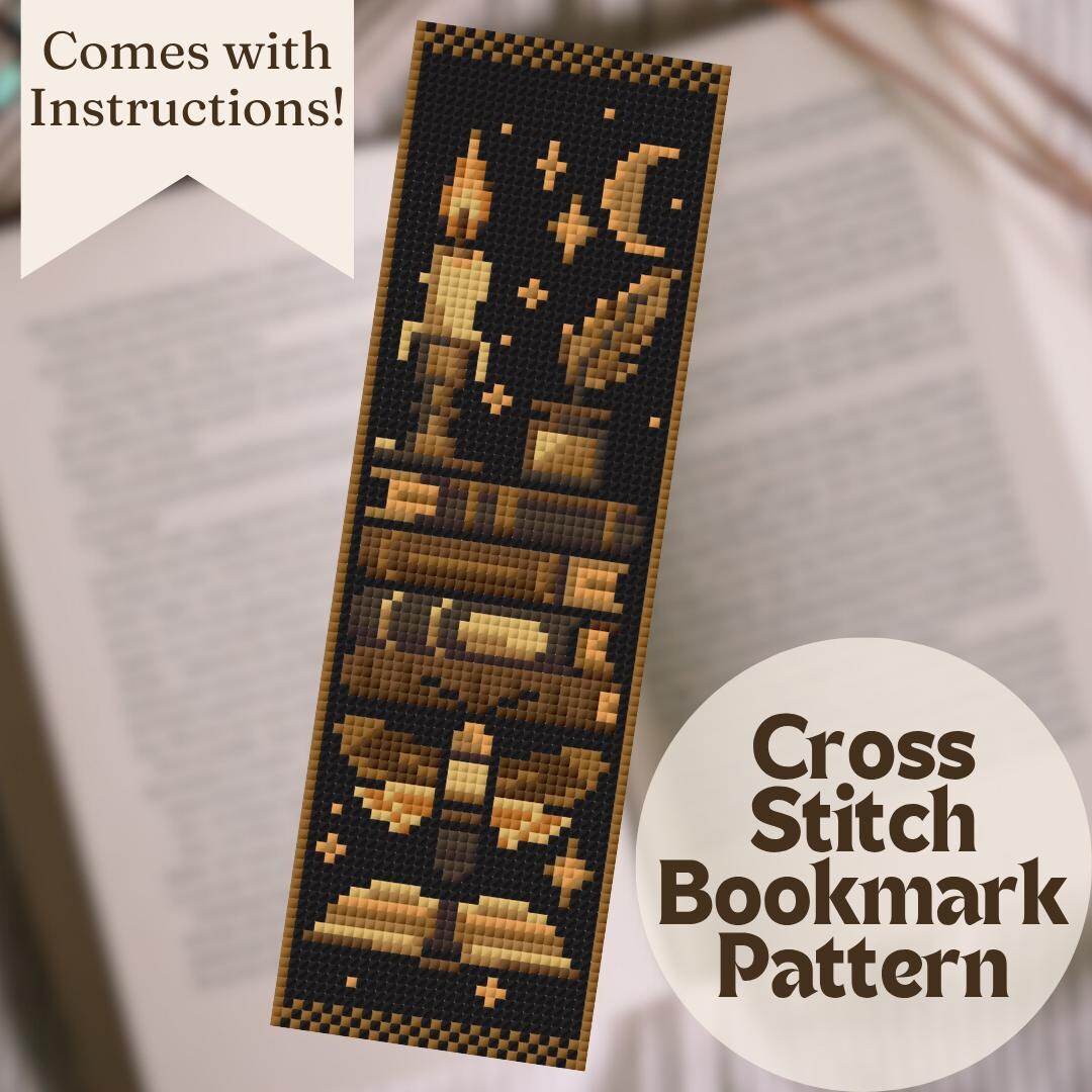 Cross Stitch Bookmark PDF Pattern, Easy Bookmark Cross Stitch for ...