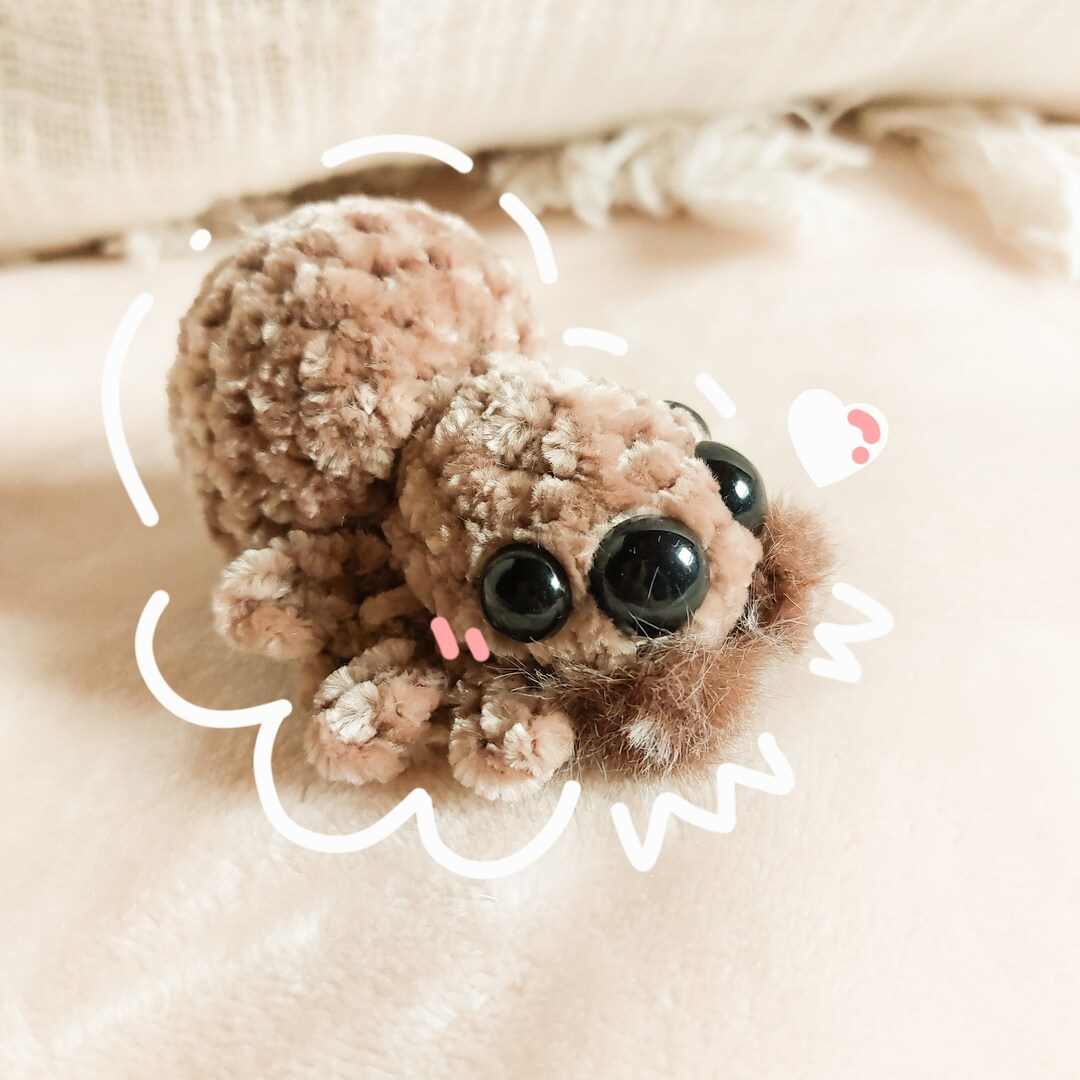 CUSTOM Tarantula Spider Plushie, Customized Crochet Spider Stuffed ...