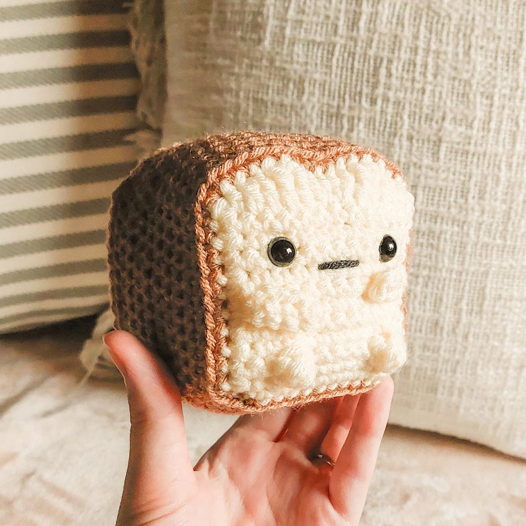 Amuseables Bread Loaf Plushie, Amuseable Bread Plushie, Crochet Food ...