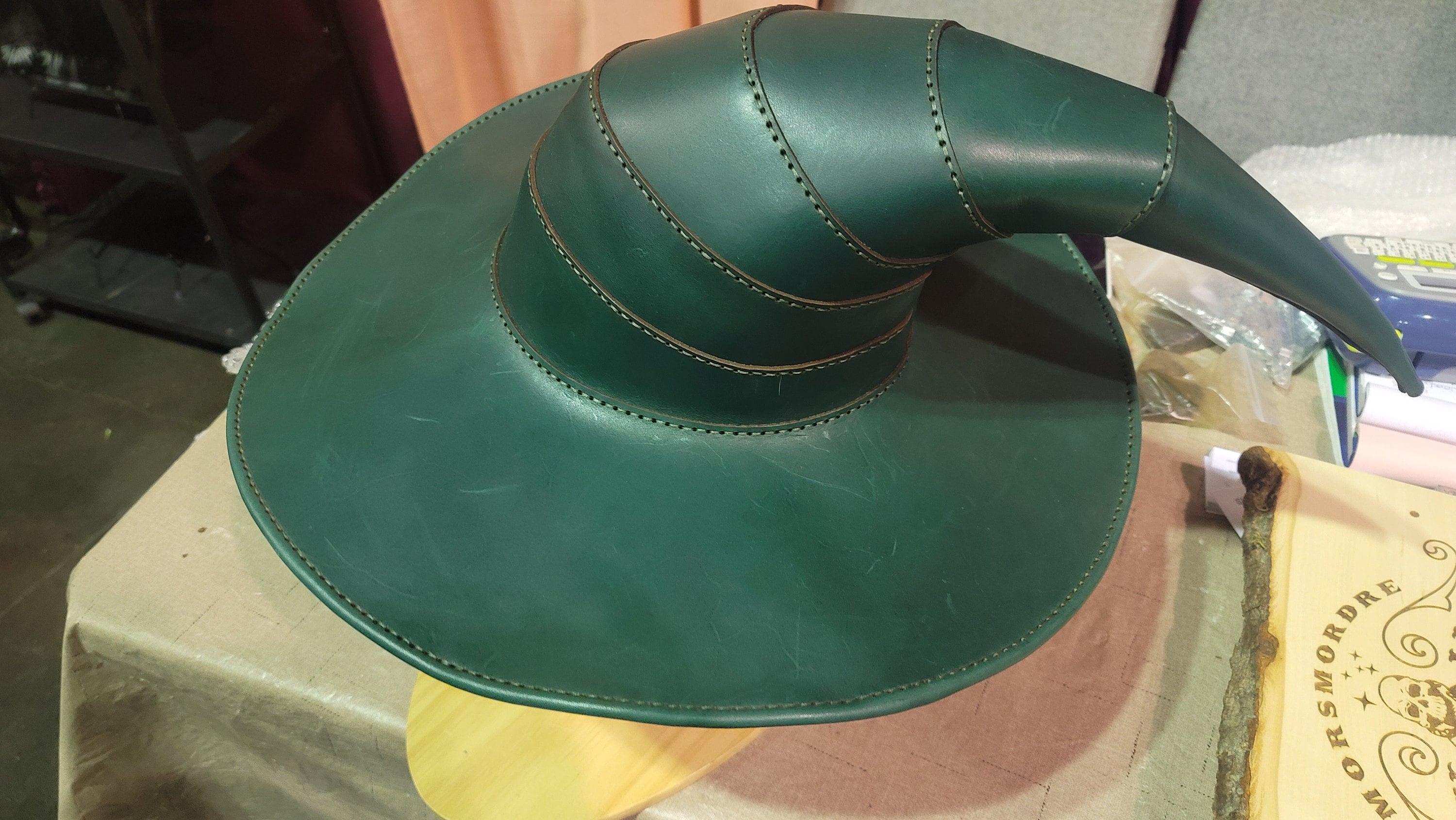 Leather Wizard Hat - Etsy