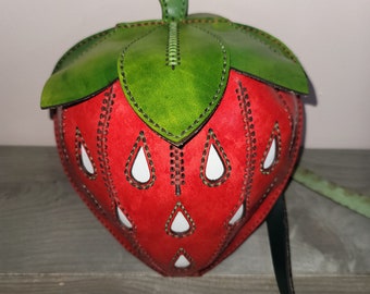Strawberry Purse - Etsy