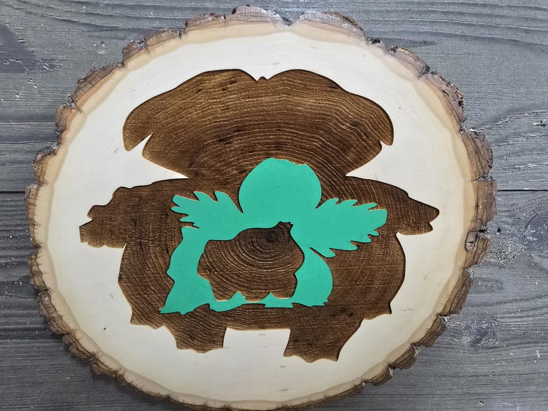 Grass Starter Evolution Chart (laser Engraved Wood Art) - Etsy