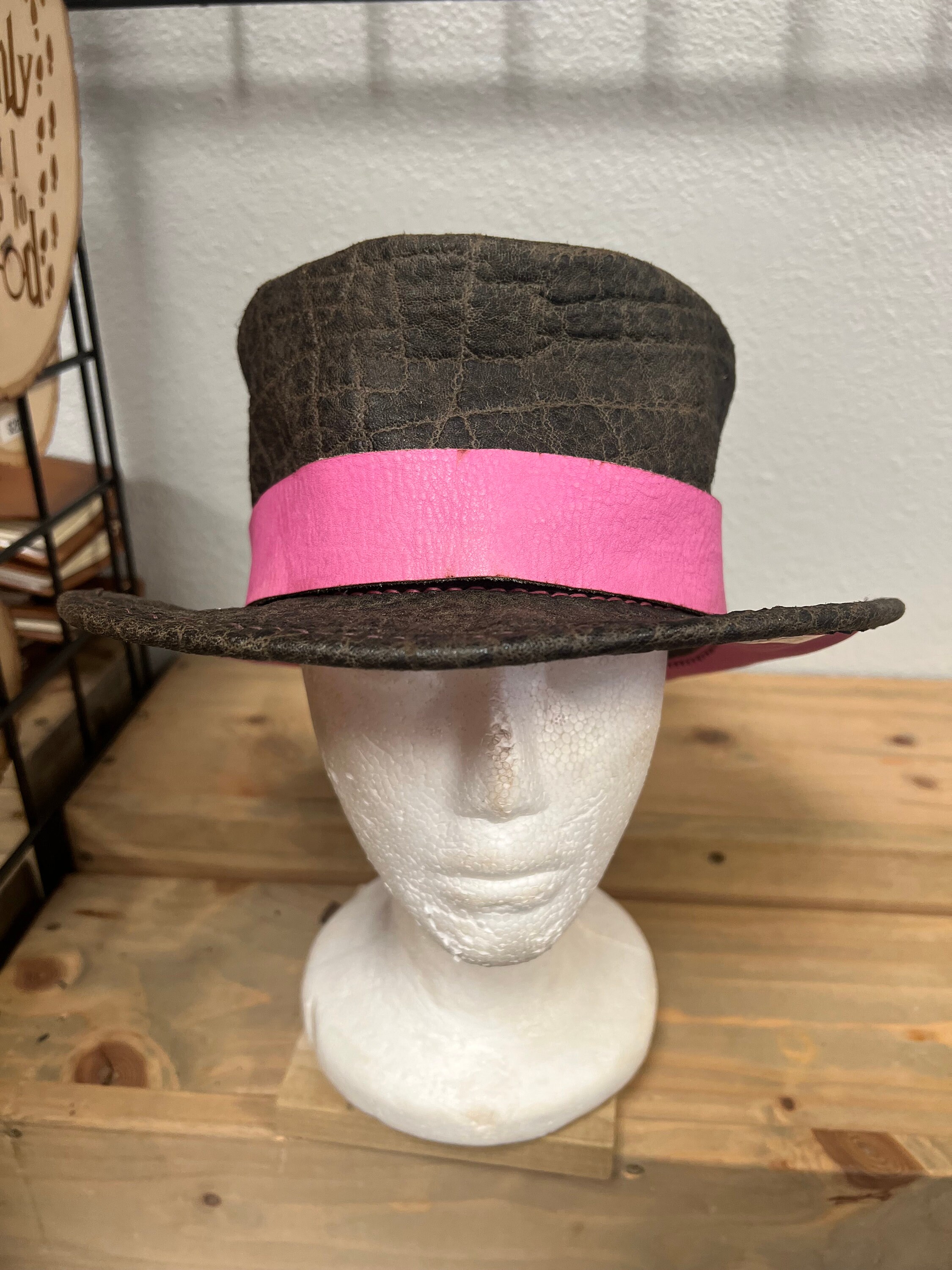 Handmade Leather Top Hats - Etsy