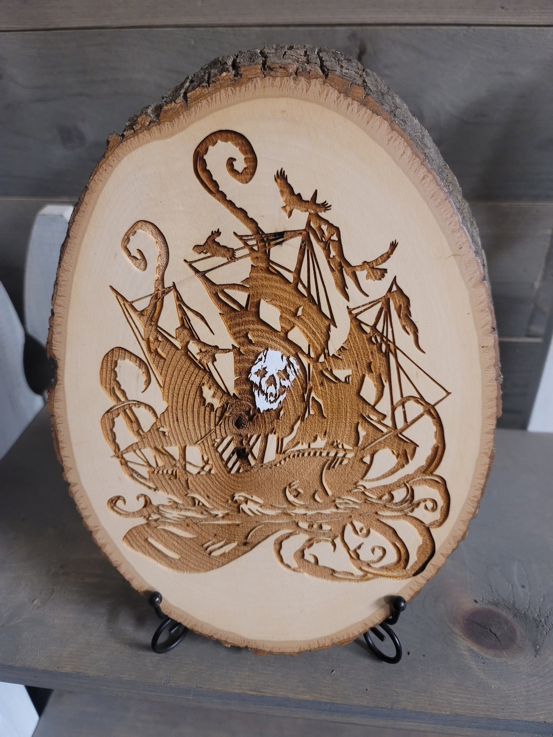 Kraken Pirate Ship Sign - Etsy