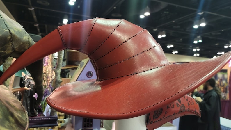Leather Wizard Hat - Etsy