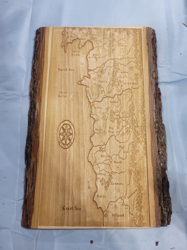 Video Game Map - Etsy