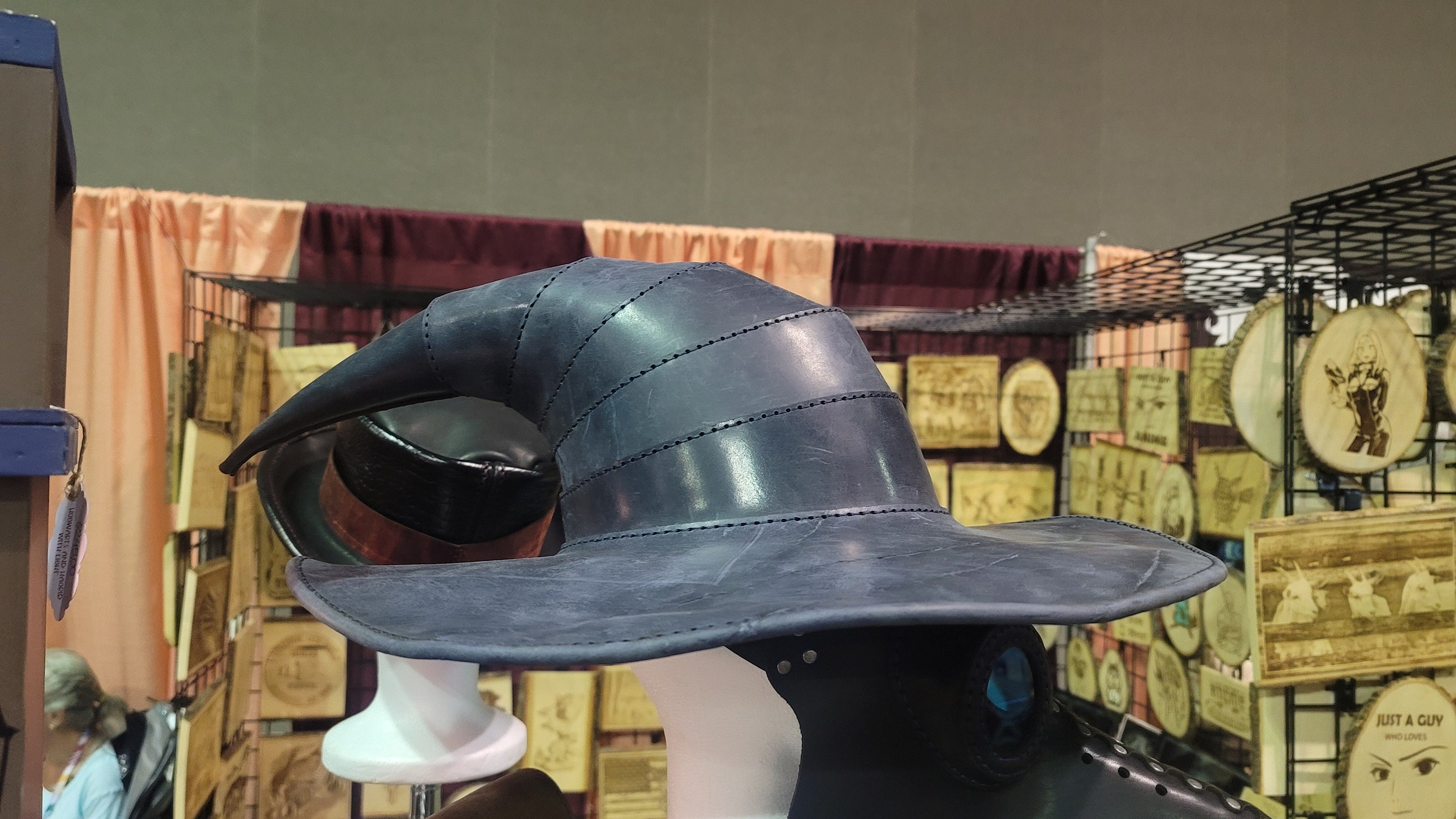 Leather Wizard Hat - Etsy