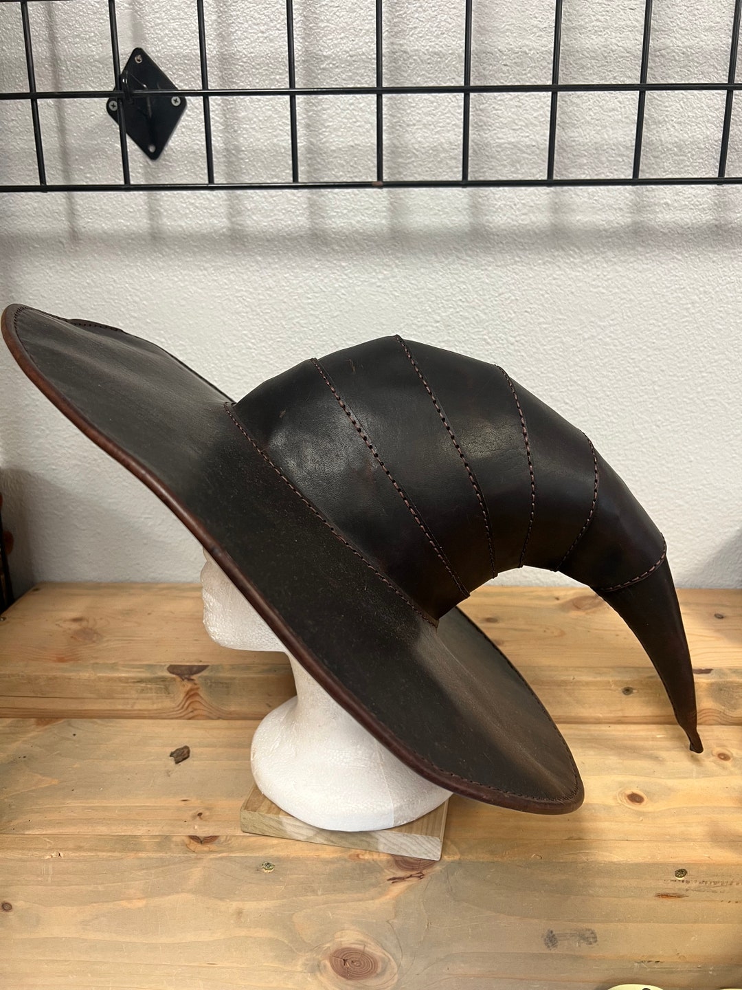 Handmade Leather Wizard Hat - Etsy