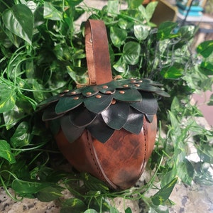 Leather Acorn Bag - Etsy