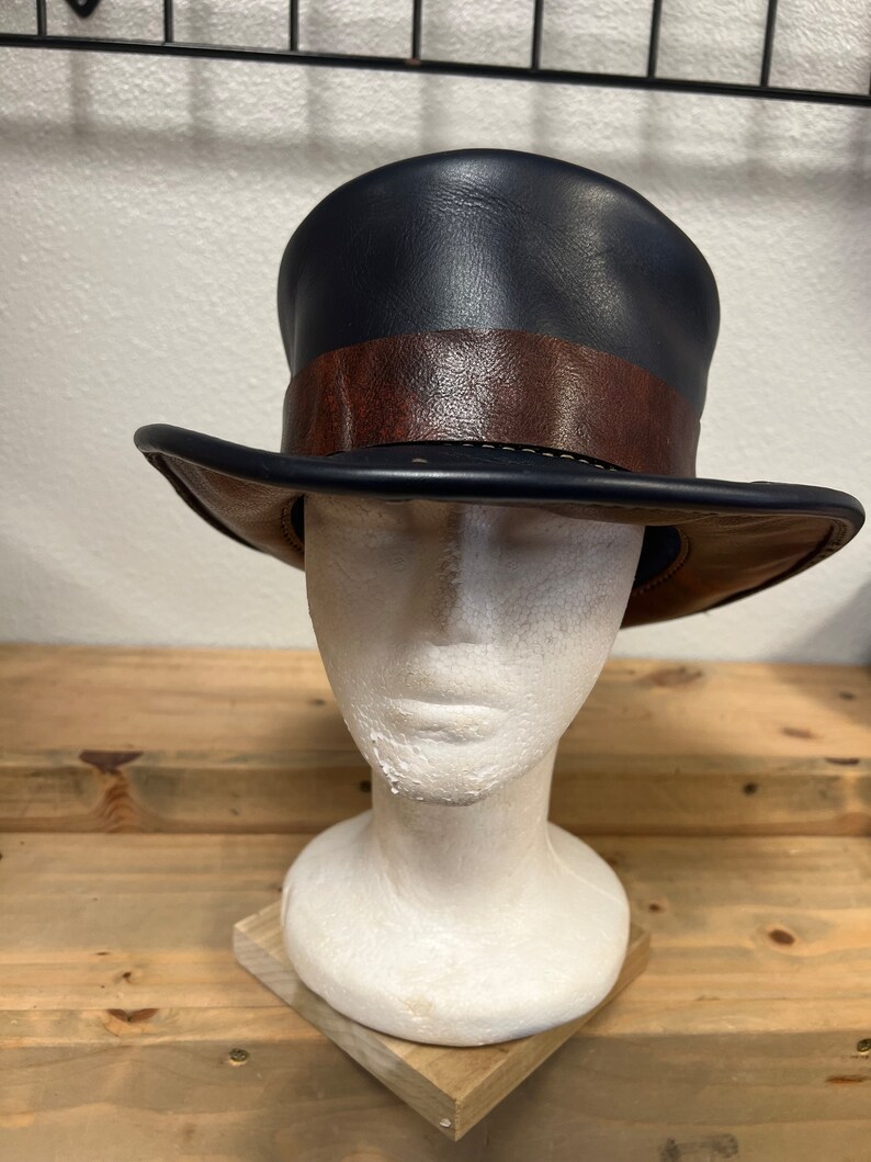 Handmade Leather Top Hats - Etsy