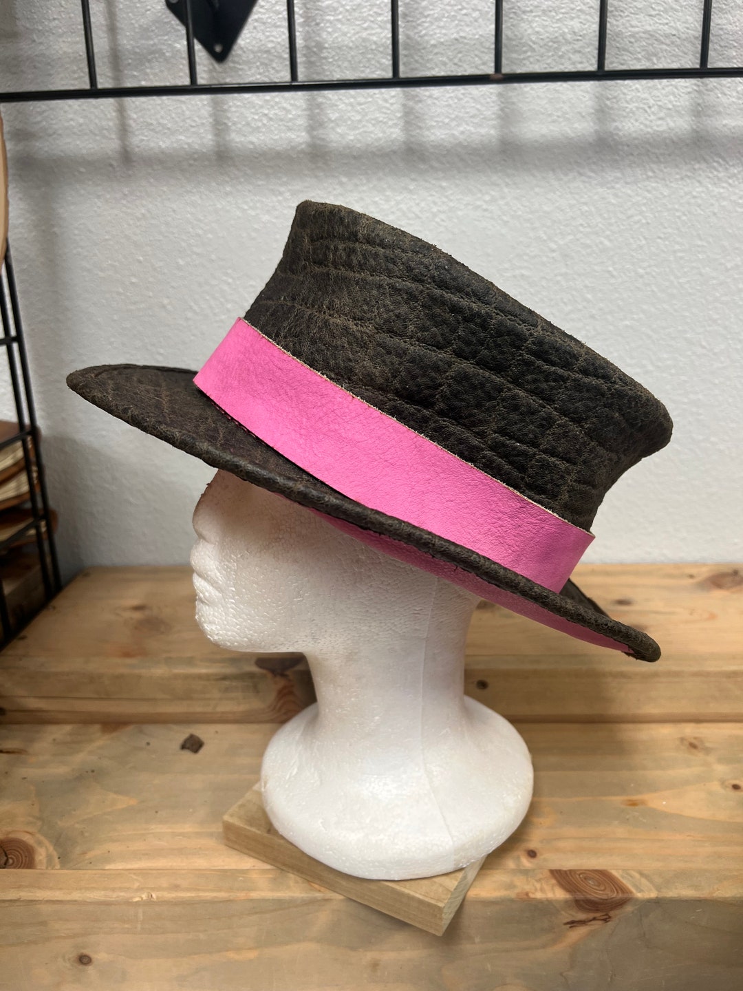 Handmade Leather Top Hats - Etsy
