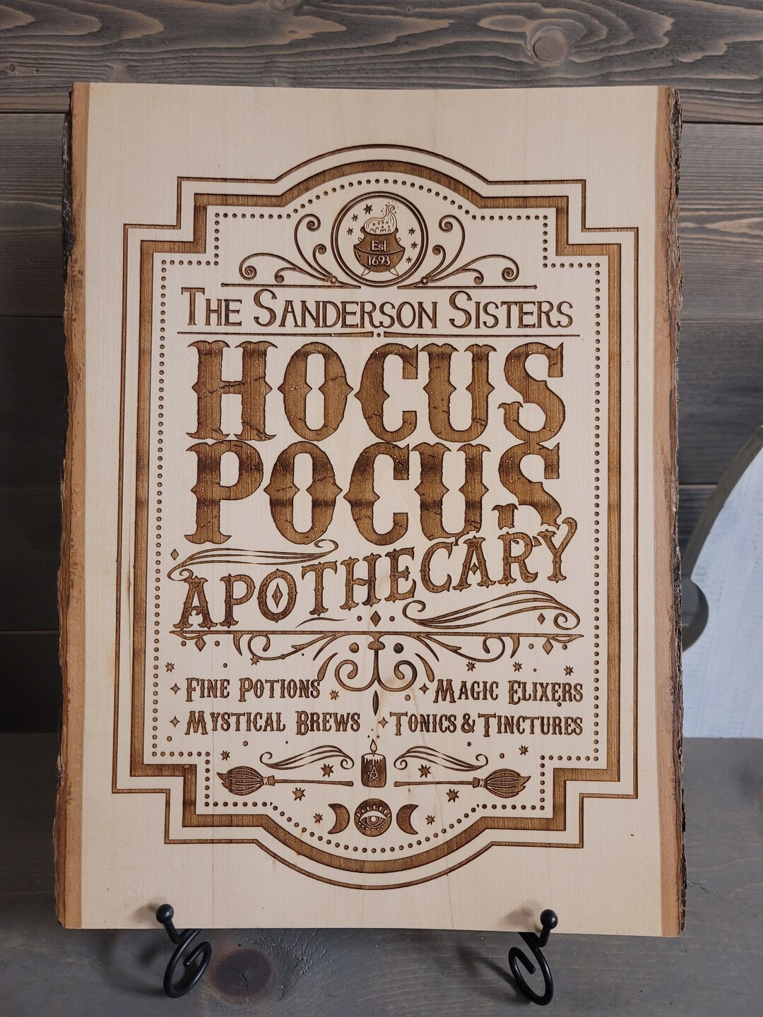 Hocus Pocus Apothecary Engraved Sign - Etsy