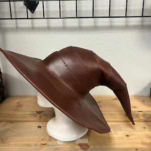 Handmade Leather Wizard Hat - Etsy