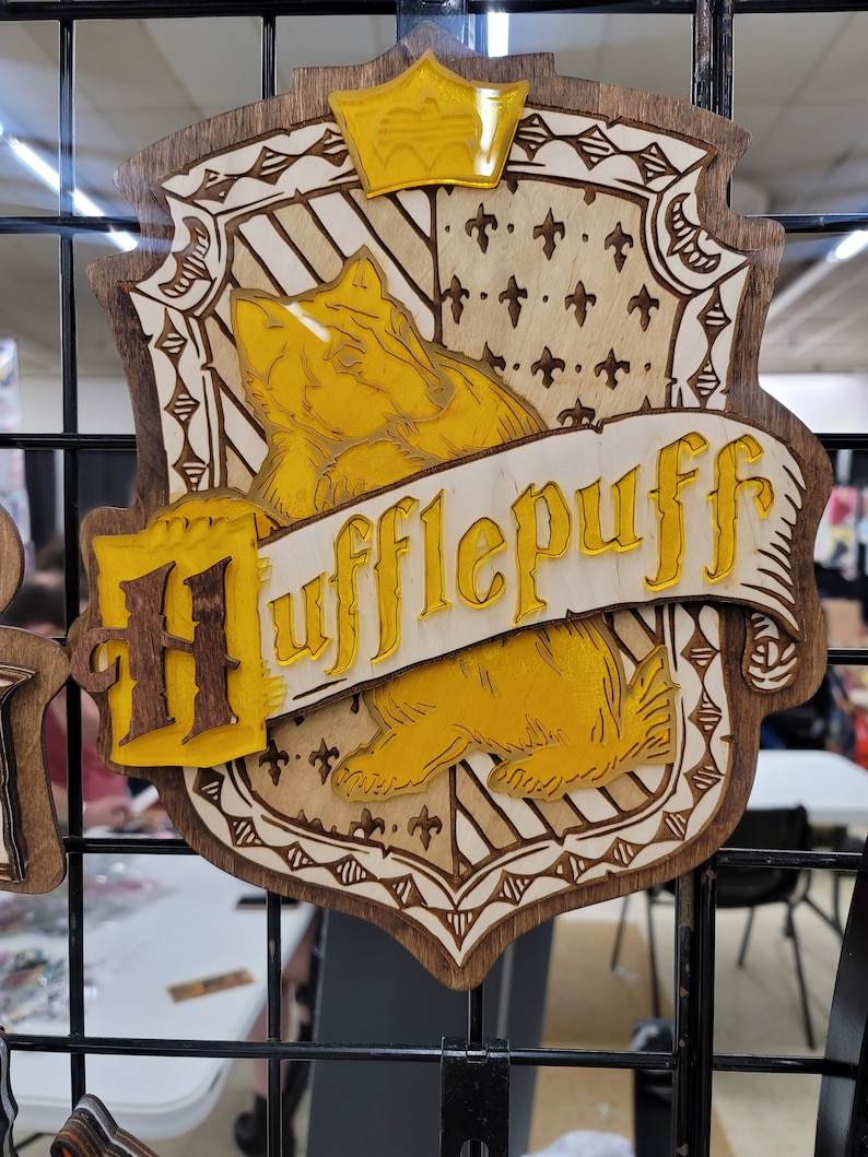 Harry Potter Layered House Crests - Etsy