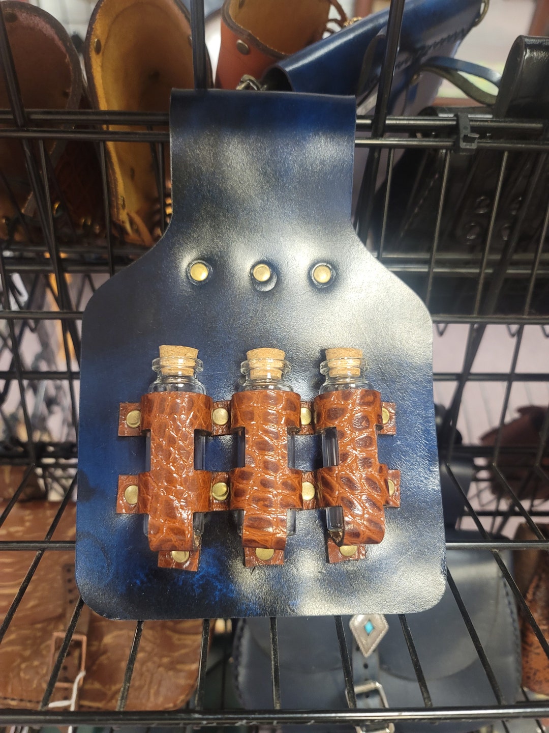 Leather Potion Bottle Pouch - Etsy
