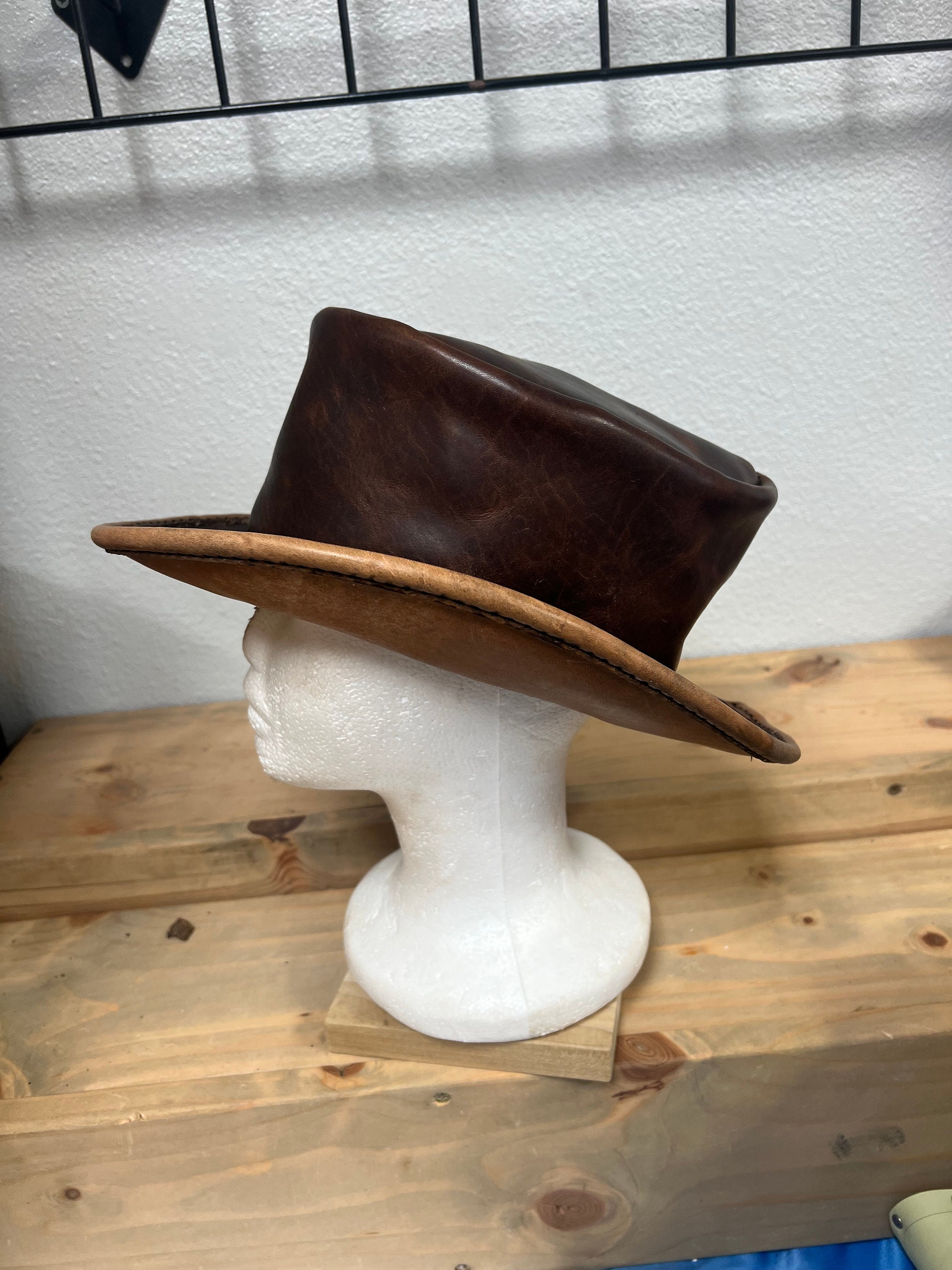 Handmade Leather Top Hats - Etsy