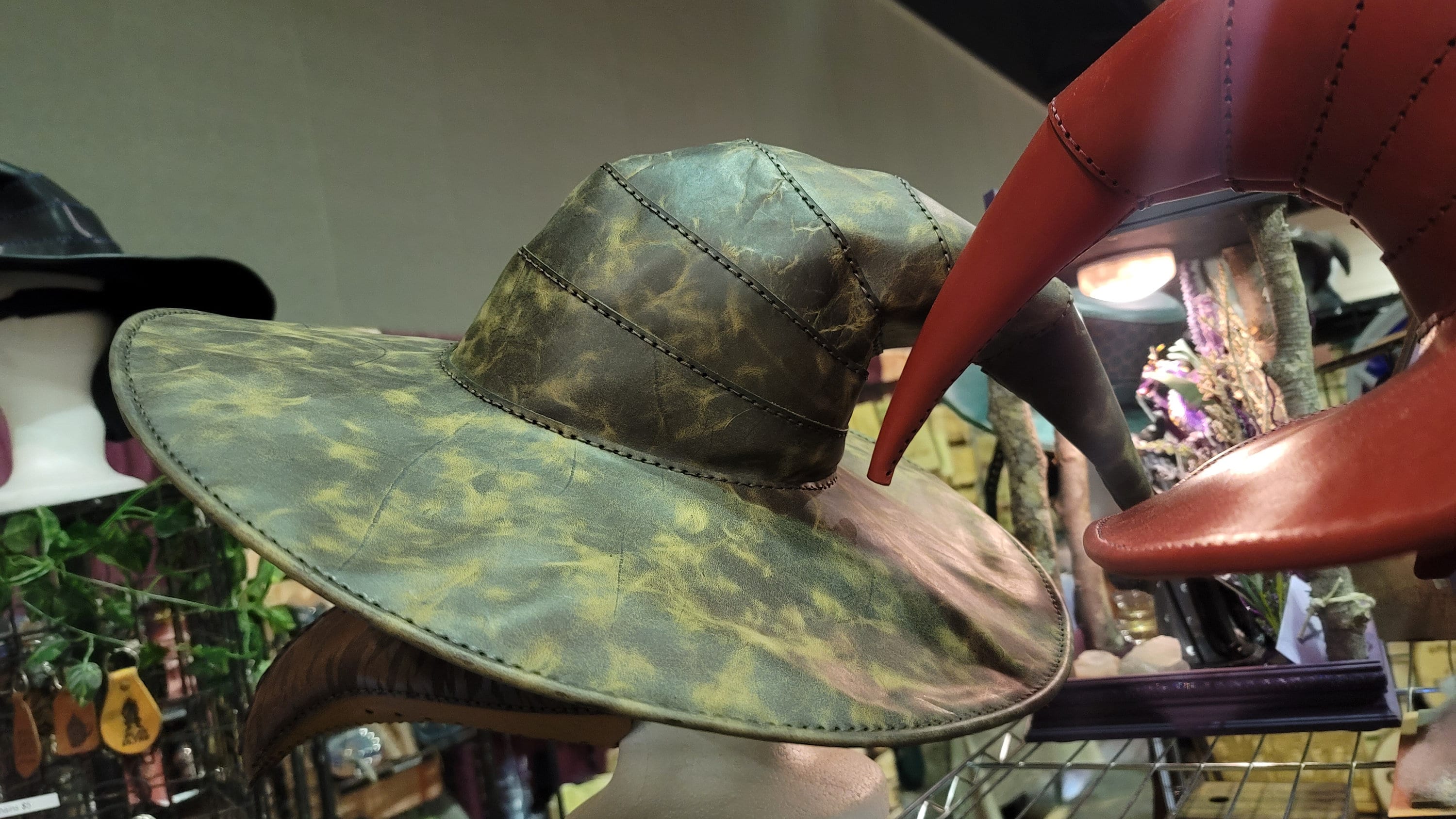 Leather Wizard Hat - Etsy