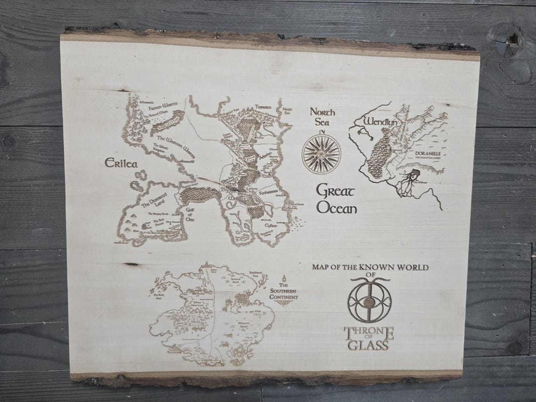 Map of the Known World TOG - Etsy