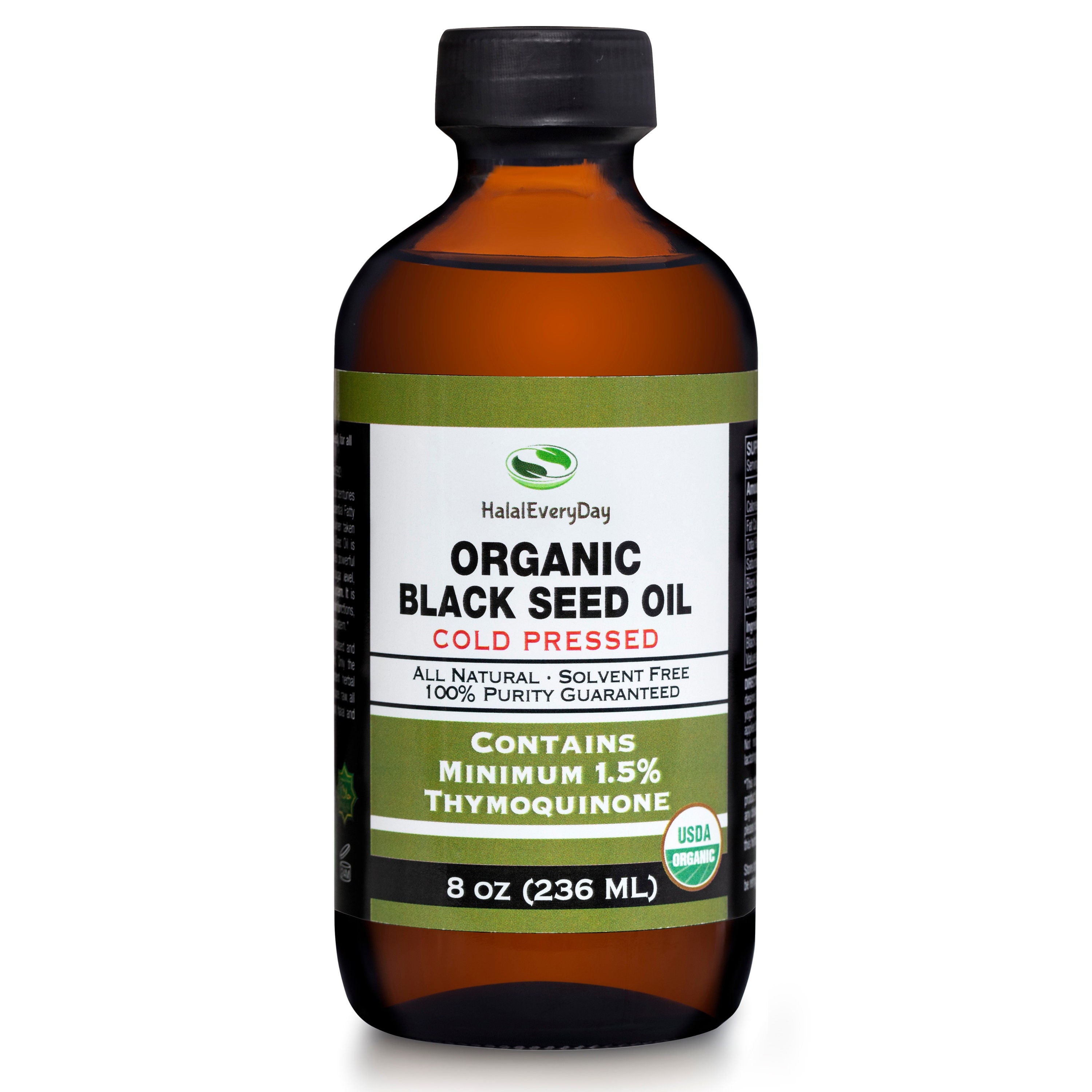 Black Seed Oil 8 oz USDA Organic 100% Pure Cold Pressed | Etsy