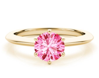 Pink Spinel Ring | Etsy