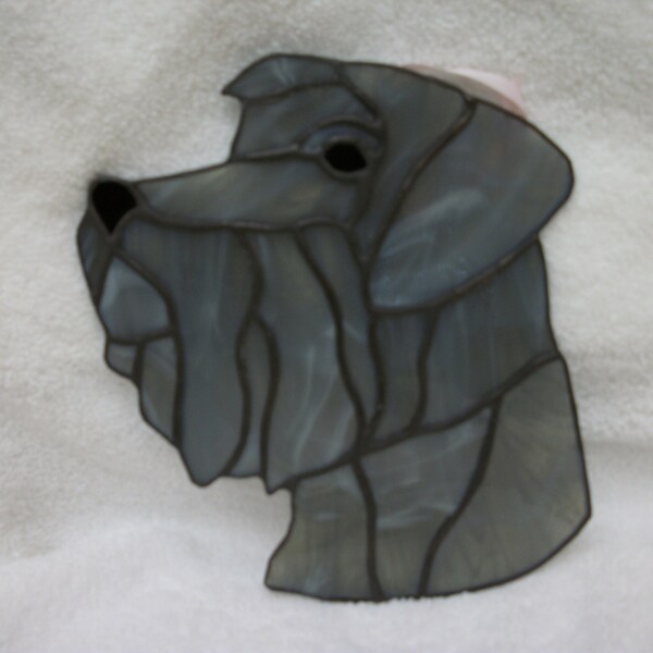 Stained Glass Schnauzer - Etsy