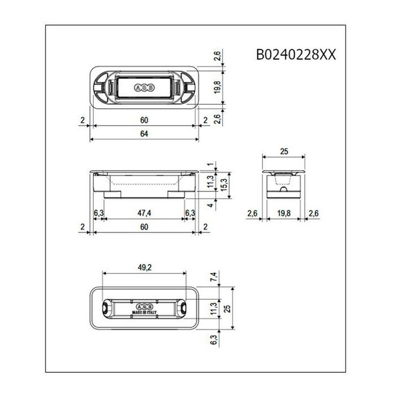 AGB Minimal Plus XT Striker for European Lock Polaris 2XT, Revolution ...