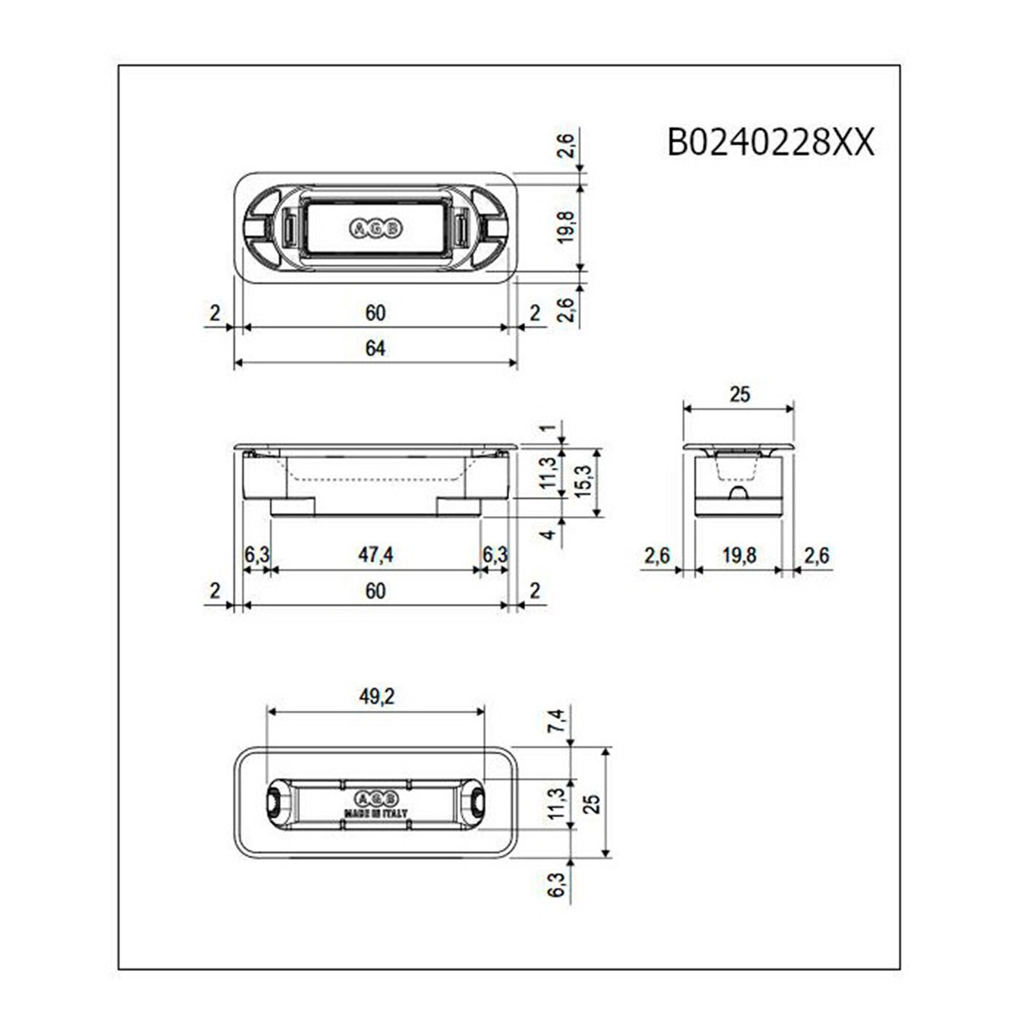 AGB Minimal Plus XT Striker for European Lock Polaris 2XT, Revolution ...