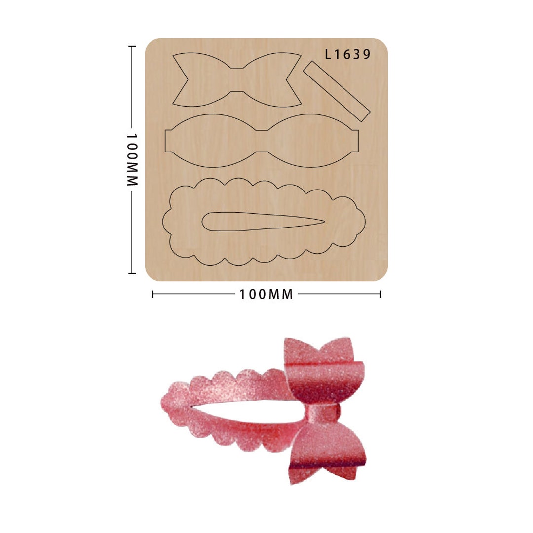 Bow Cutting Die, Leather Bow Die Cut, Craft Tools, DIY Bows, Compatible ...