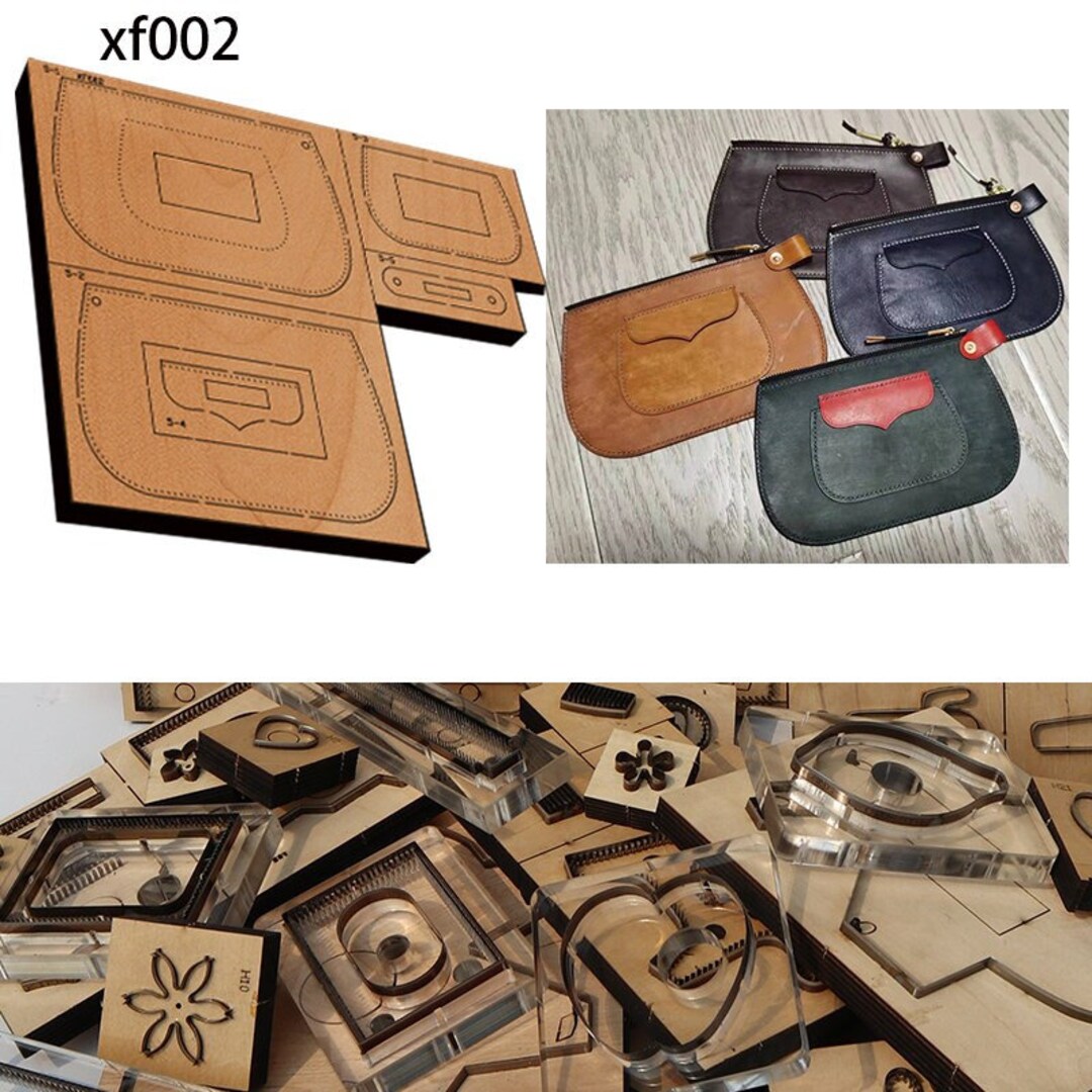 Wallet Shape Leather Punch Die Set,custom Leather Cutting Die Cut Mold ...