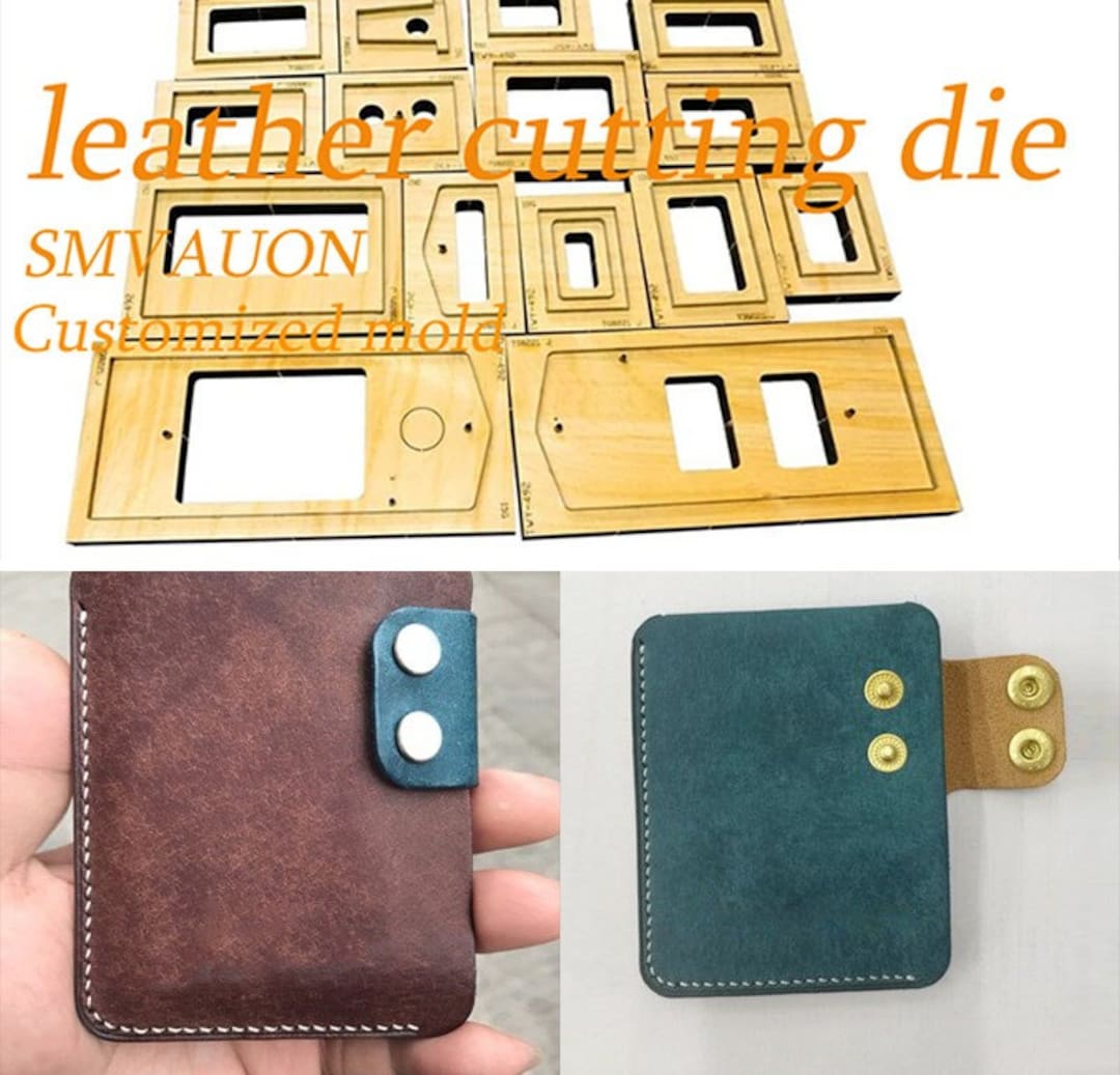 Wallet Shape Leather Punch Die Set,custom Leather Cutting Die Cut Mold ...