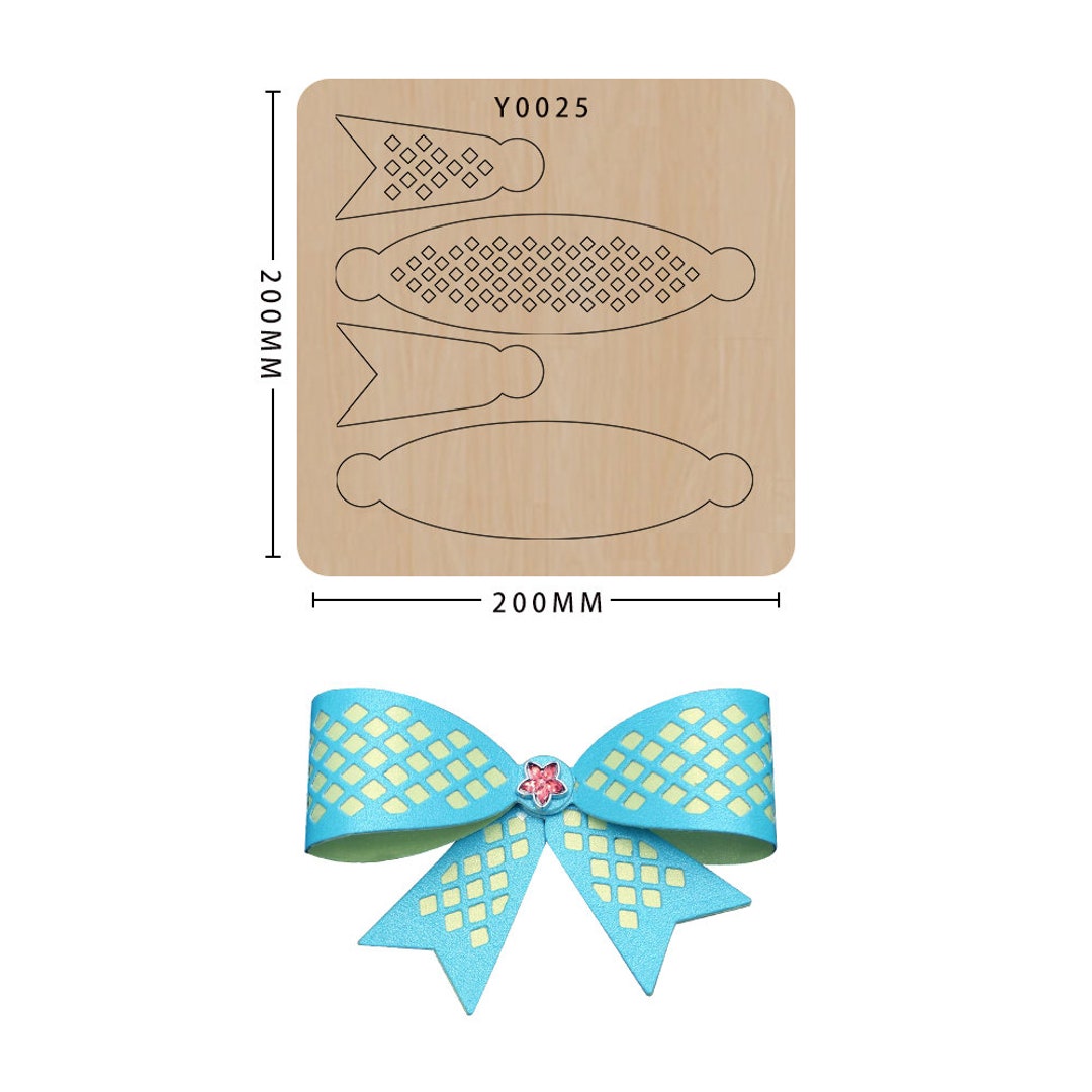 Bow Cutting Die, Leather Bow Die Cut, Craft Tools, DIY Bows, Compatible ...