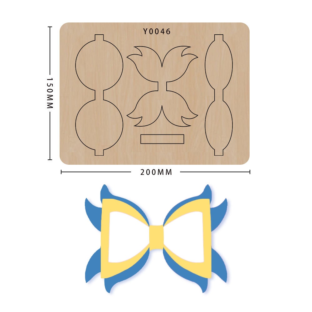 Bow Cutting Die Leather Bow Die Cut Craft Tools DIY Bows - Etsy